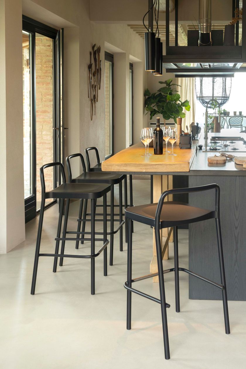 GRACE High stackable aluminium garden stool By emu | design Samuel ...