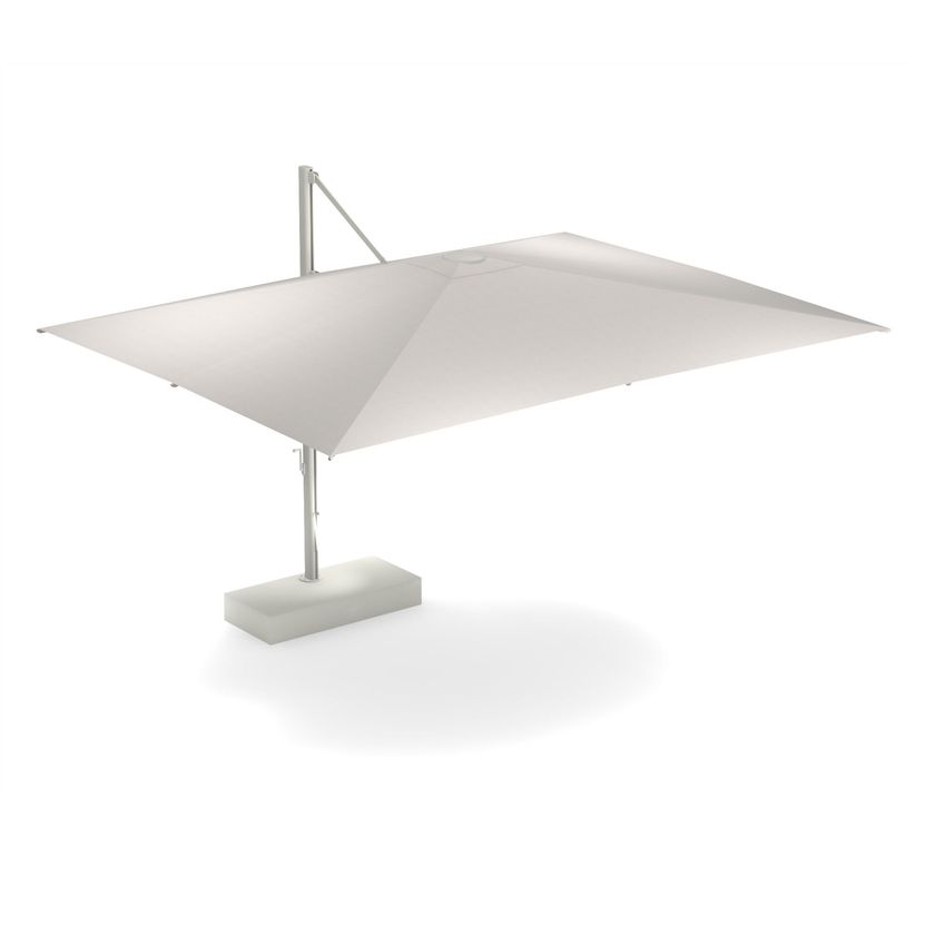 NAVONA Offset square Garden umbrella By Emu | design Christophe Pillet