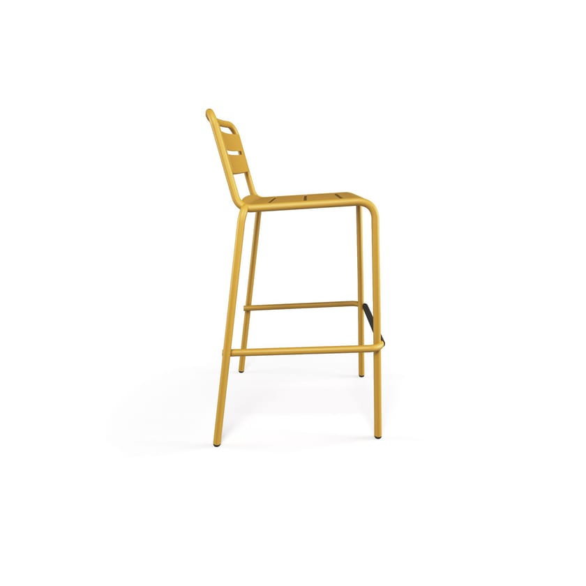 STAR High stackable steel stool By emu