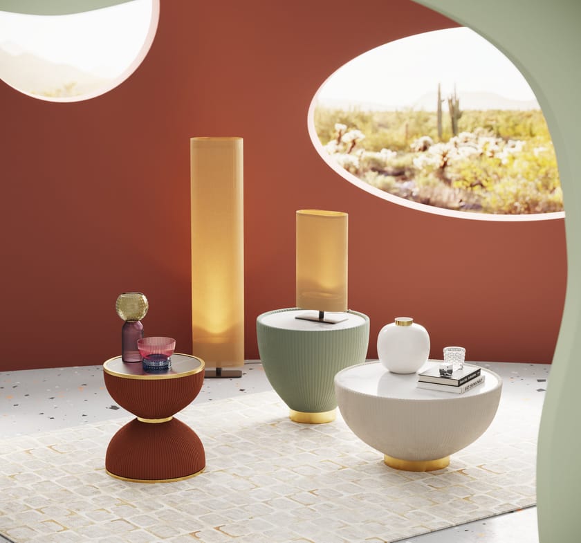 ENDLESS | Fabric coffee table By KARE Design