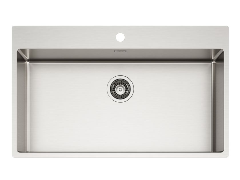 DEUS XL Flush-mounted stainless steel sink By Evhoc