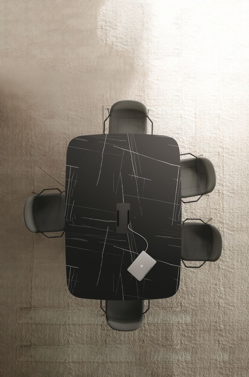 MEET UP | Rectangular meeting table Meet Up Collection By FANTONI