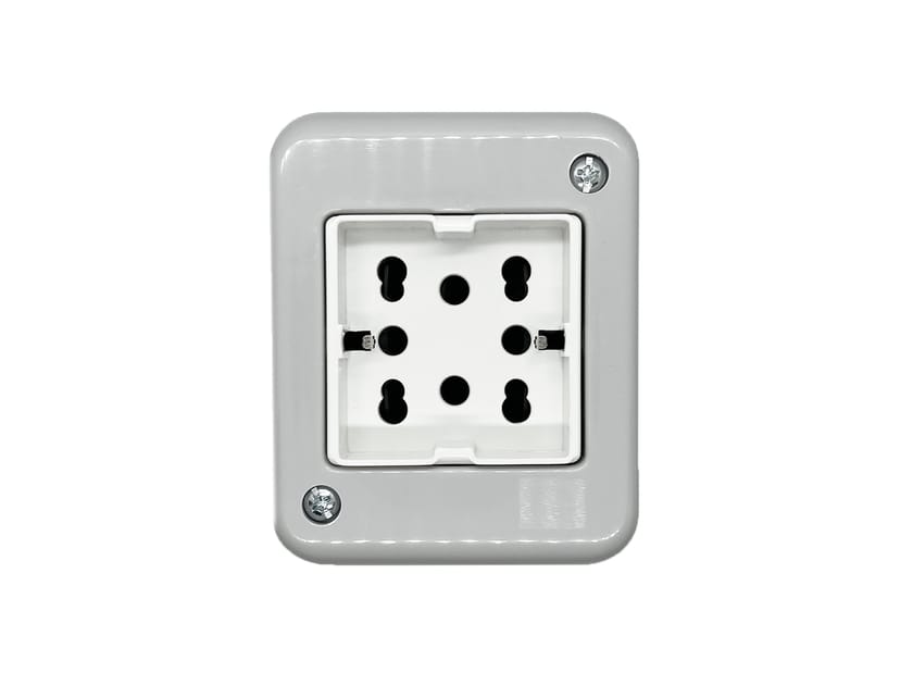 Presa elettrica a 2 moduli EXTERNA 4B.IP40.H21 - 4 BOX - Edilportale