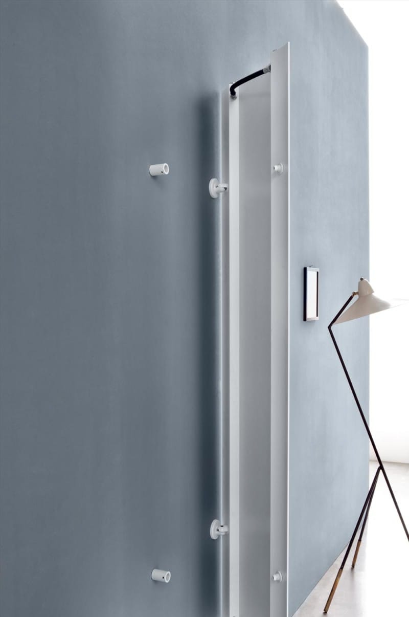 Wall-mounted extruded aluminium radiator EXTRÓ S Extró Collection By RIDEA