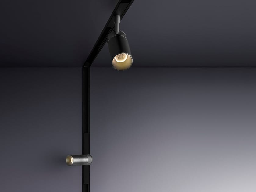 LED metal track-Light EYE SPOT TRACK By Olev design Filippo Cannata