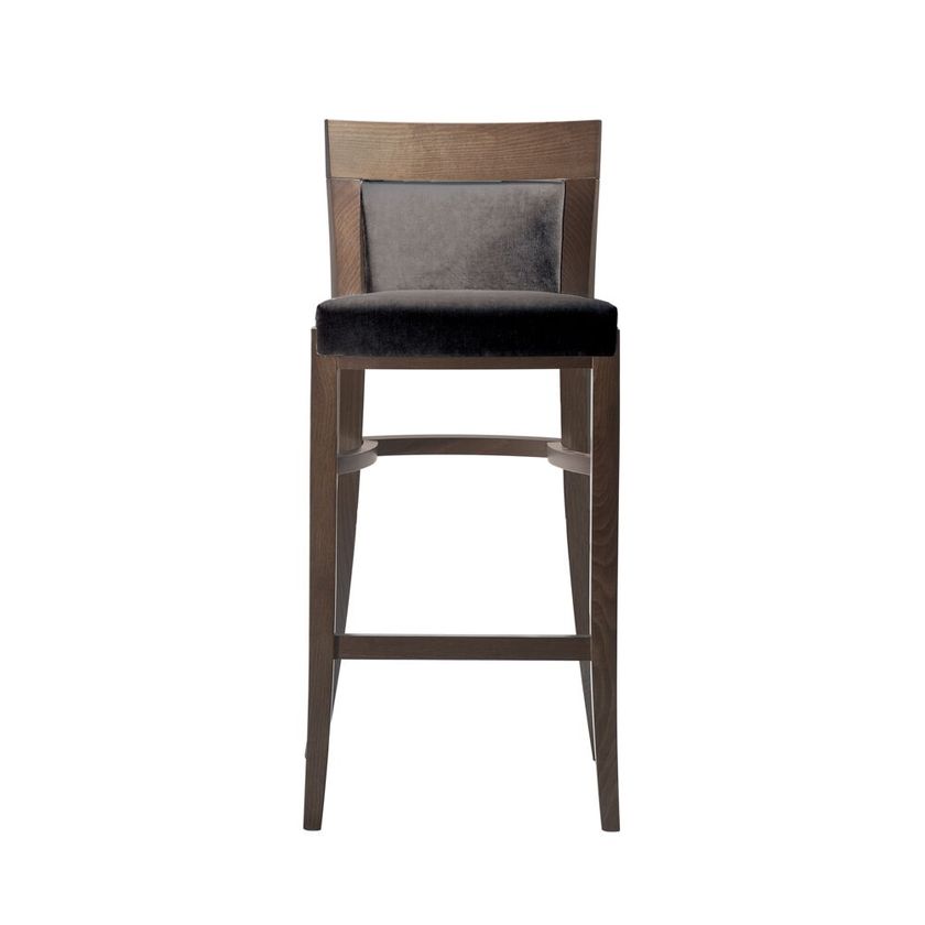 MARTA SG01 High upholstered fabric stool By New Life