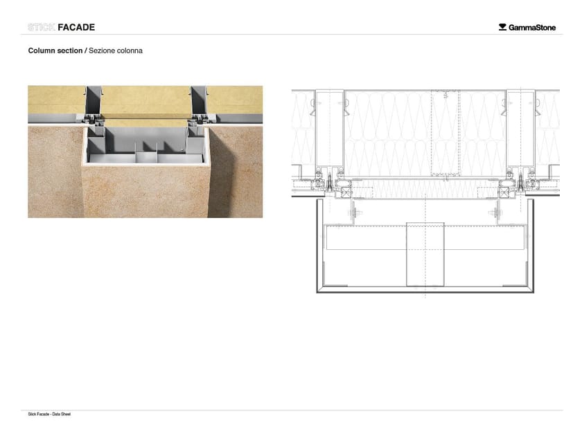 UNITIZED FAÇADE Ventilated facade By GammaStone