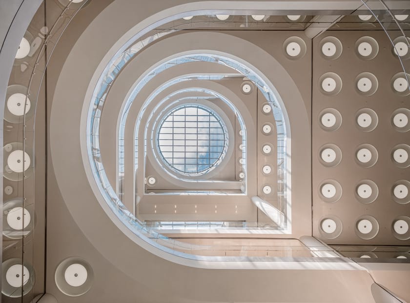 fade® Acoustic Plaster Albus ceiling panels By Saint-Gobain ECOPHON