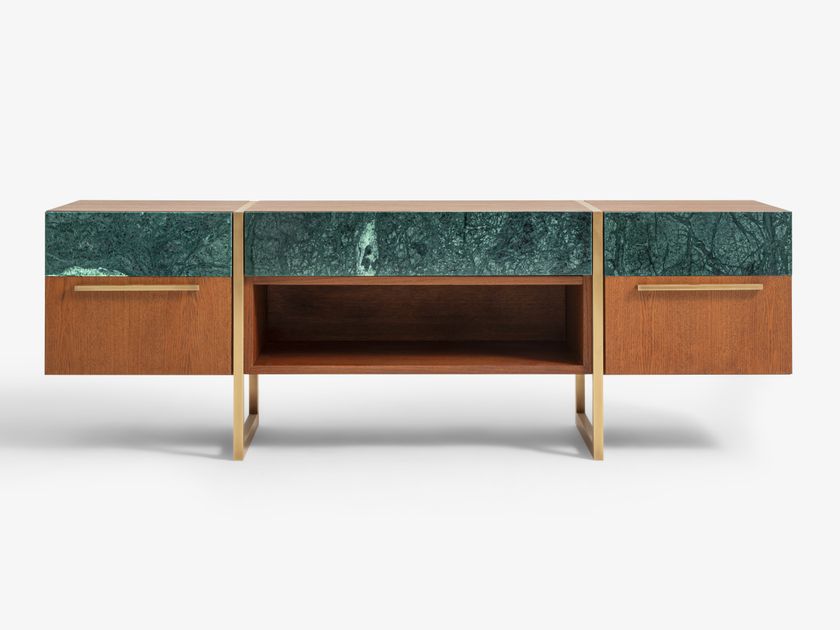 FAMED Mueble TV de madera con cajones By LAGU