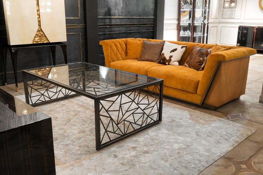 FEDRO 3 seater fabric and leather sofa By Mantellassi 1926 | design Nicola Mantellassi, Roberta ...