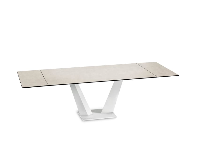 Extending ceramic table FEELING KERAMIK By NAOS
