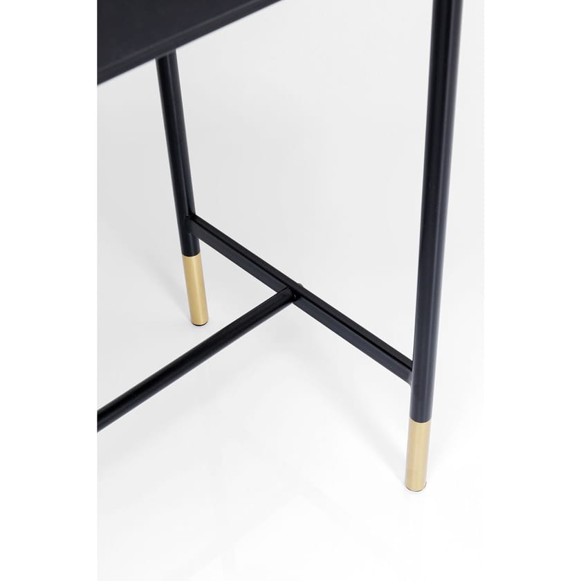 FENCE Rectangular steel and wood console table with drawers By KARE Design