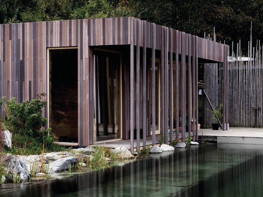 Fiber-reinforced concrete solar shading fibreC 3D FINS By RIEDER