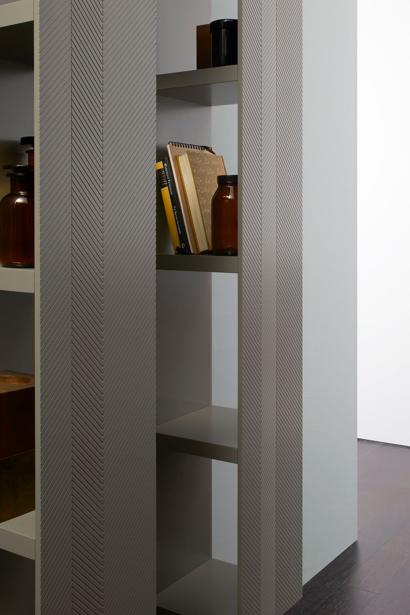 Wall-mounted floating bookcase FICTION Fiction Collection By Capo d ...