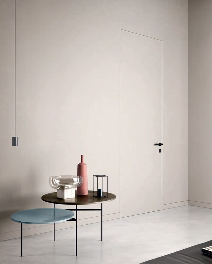 FILOMURO Flush with wall wooden Skirting board By GAROFOLI