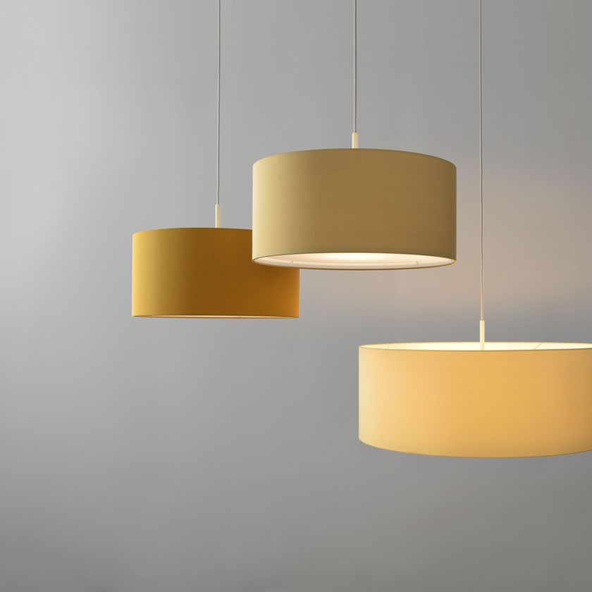 DRUM Fabric pendant lamp By Filumen | design Christian Finke