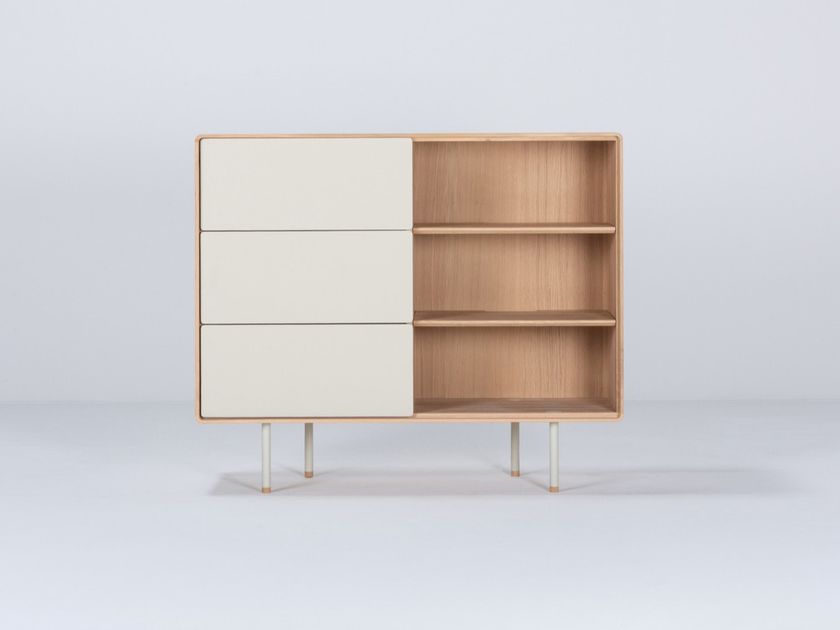 FINA | Highboard with drawers Fina Collection By Gazzda design Mustafa ...