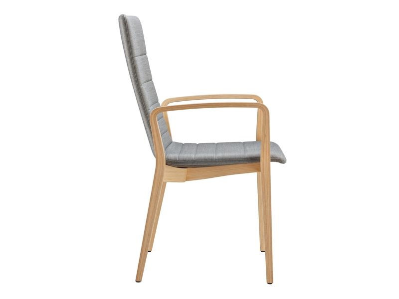 FINA WOOD | Fabric chair Fabric chair with armrests By Brunner | design ...
