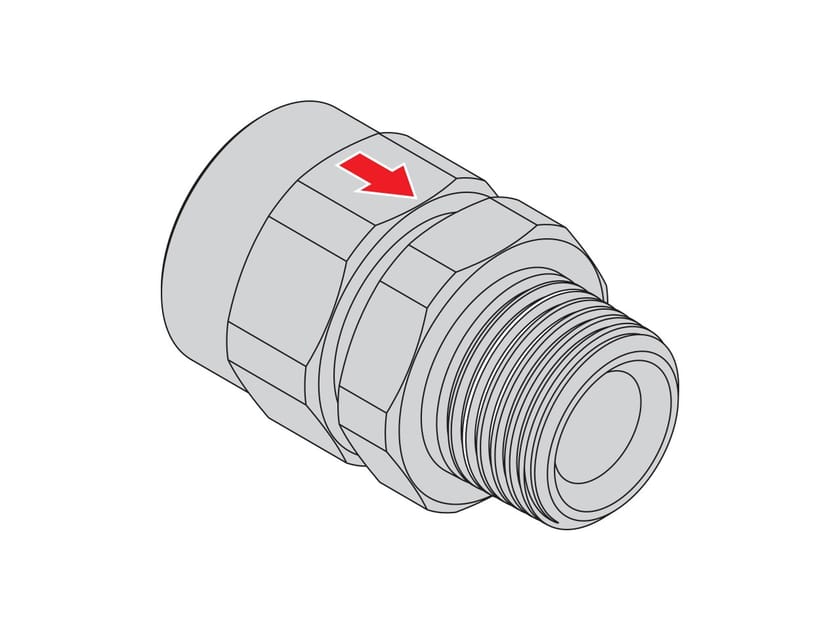 FIREBAG® | Fitting female/male threaded Conduta para rede de gás ...