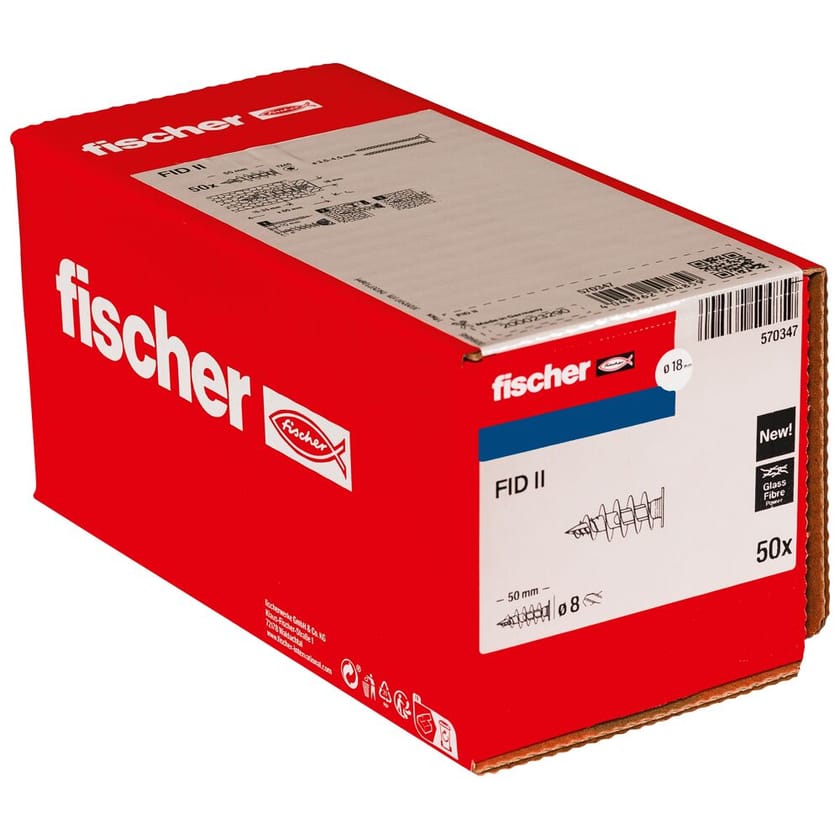 FISCHER FID II Plastic Wall plug By fischer