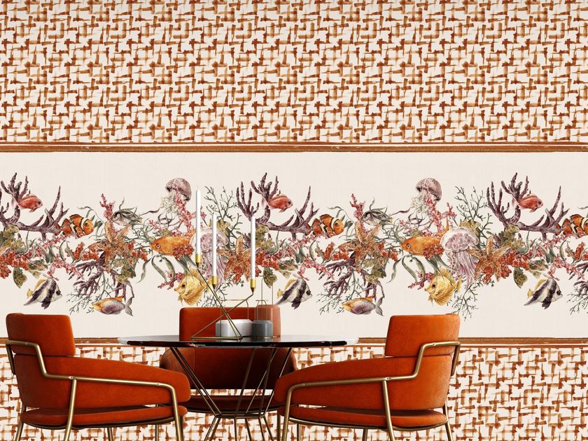 FISH PROMENADE wallpaper By Absoluta Collection