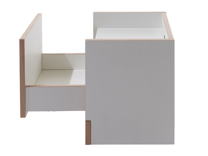 FLAI | Multi-layer wood bedside table Rectangular multi-layer wood ...