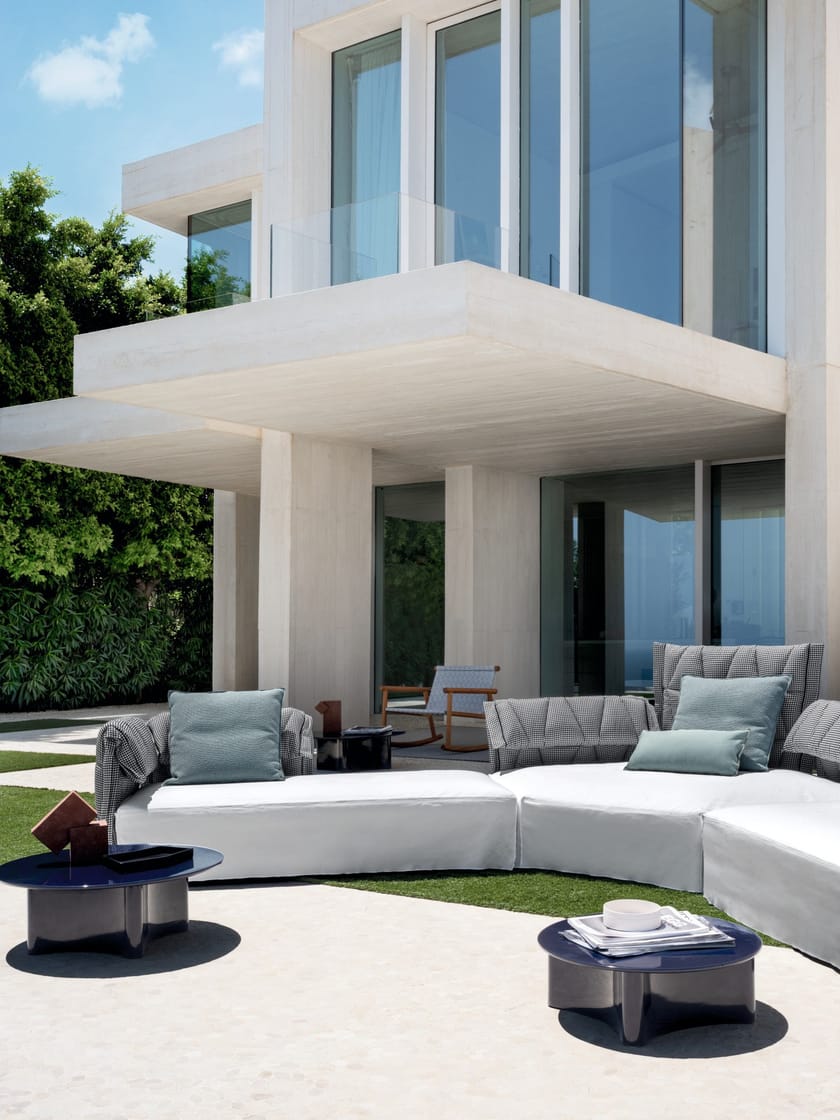 FLAIR | Corner garden sofa Corner modular fabric garden sofa By ...