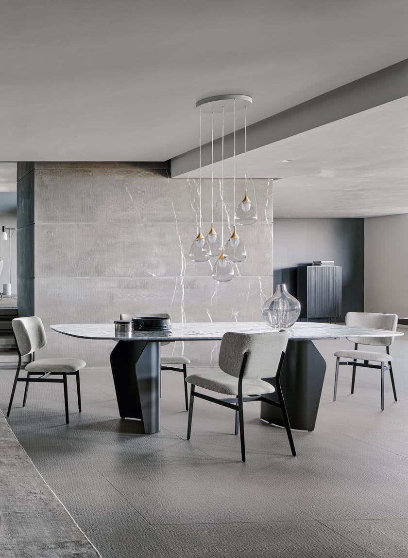 FLAME Barrel-shaped table By Bonaldo | design Gino Carollo