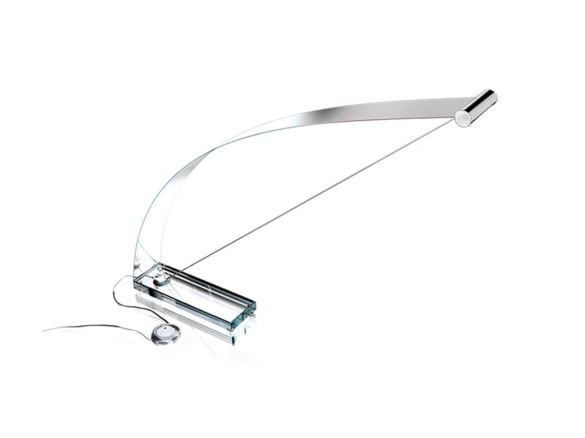 LED glass table lamp FLEX By Reflex