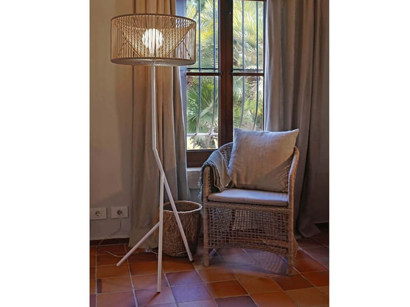 MARIOLA LED rope floor lamp with tripod By Ole! Lighting