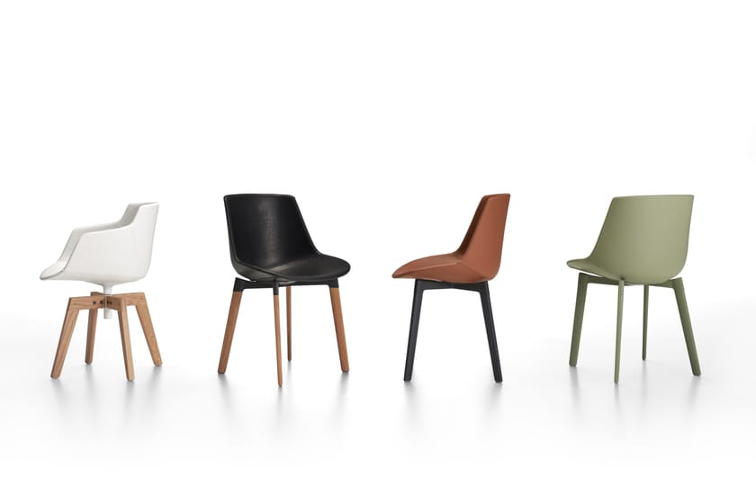 FLOW LEATHER | Chair Flow Collection By MDF Italia design Jean-Marie ...