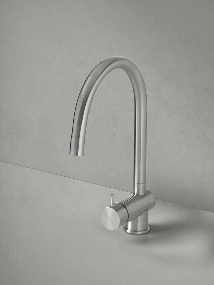 FLOW T1.55 | Kitchen tap Chromed brass kitchen tap By Waterevolution ...