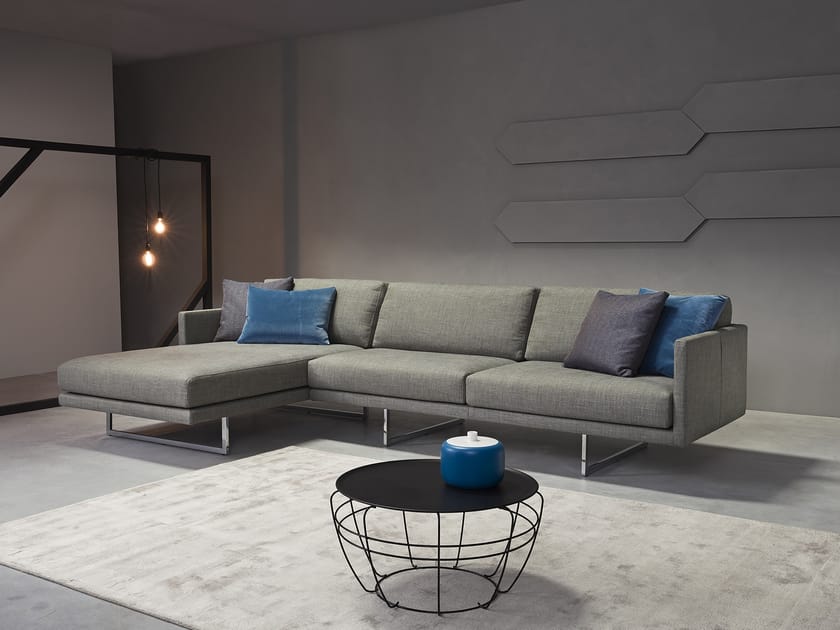 FLY | Sofa with chaise longue Fly Collection By Metraform
