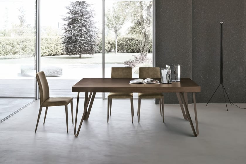 FOCUS | Mesa de madera Mesa extensible de madera By Sedit