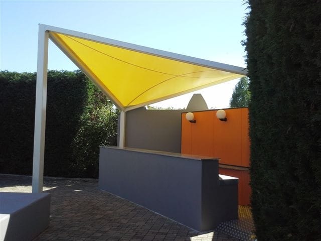 PVC shade sail FRAMED SHADE SAIL Vela Collection By Sprech