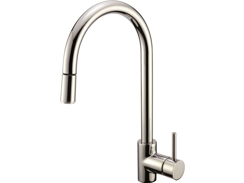 Countertop kitchen mixer tap with swivel spout FRED By Roberto Crolla ...