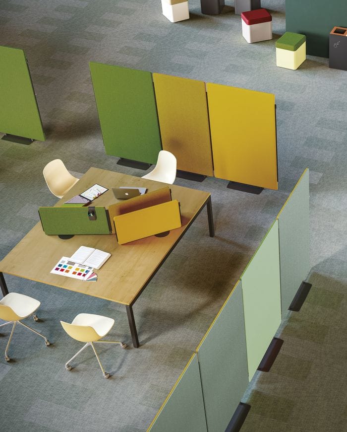MADISON | Free standing workstation screen Madison Collection By Manade