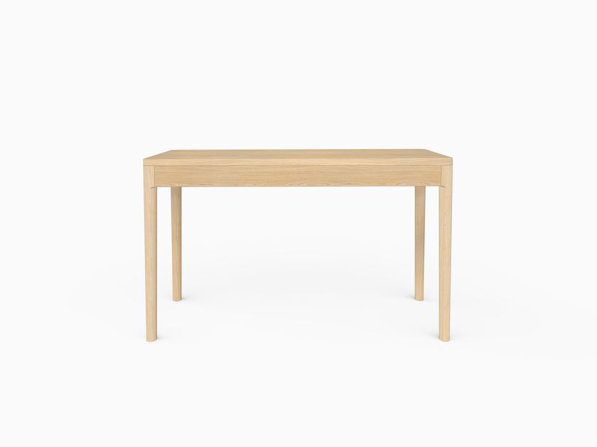FRONT Rectangular ash console table with drawers By MOR DESIGN