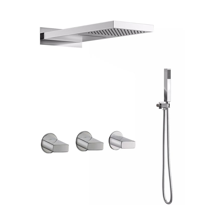 FS9586 | Shower set Brass shower set with individual rosettes By ...