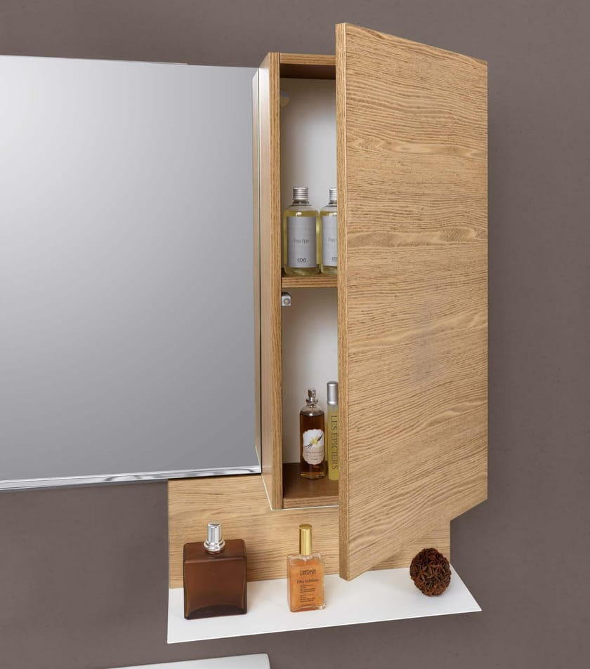 Single wood veneer vanity unit with drawers FY13 Fly Collection By ...