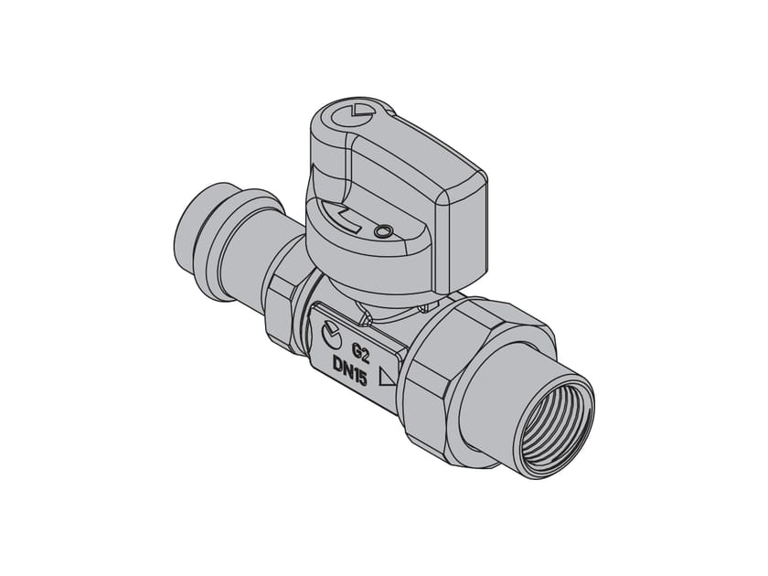 G2 Straight valve with FIREBAG® crimp Robinet, vanne, valvs pour ...