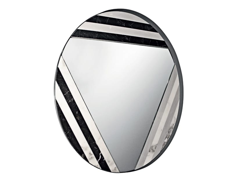 Wall-mounted marble mirror BALIN By Visionnaire design Armando Bruno