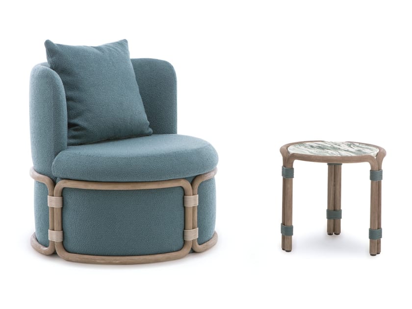 ROTIN | Garden side table Rotin Collection By Ethimo design Studio ...