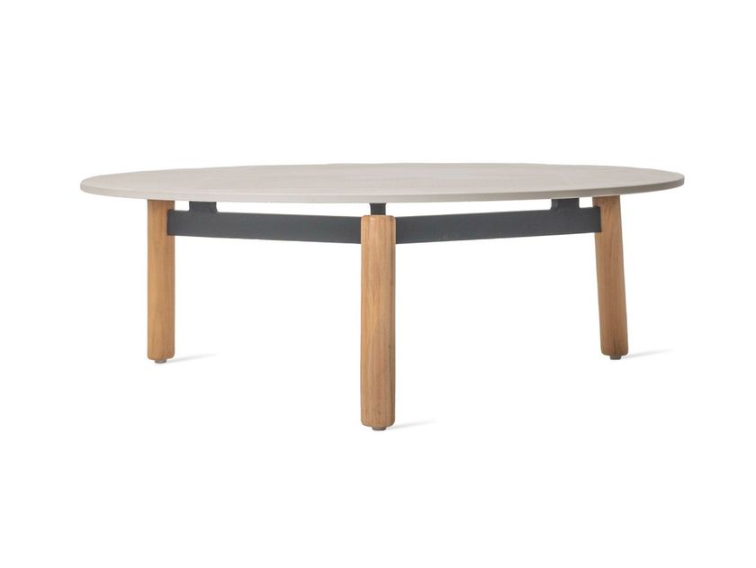LENTO Table basse de jardin ronde en céramique By Vincent Sheppard ...