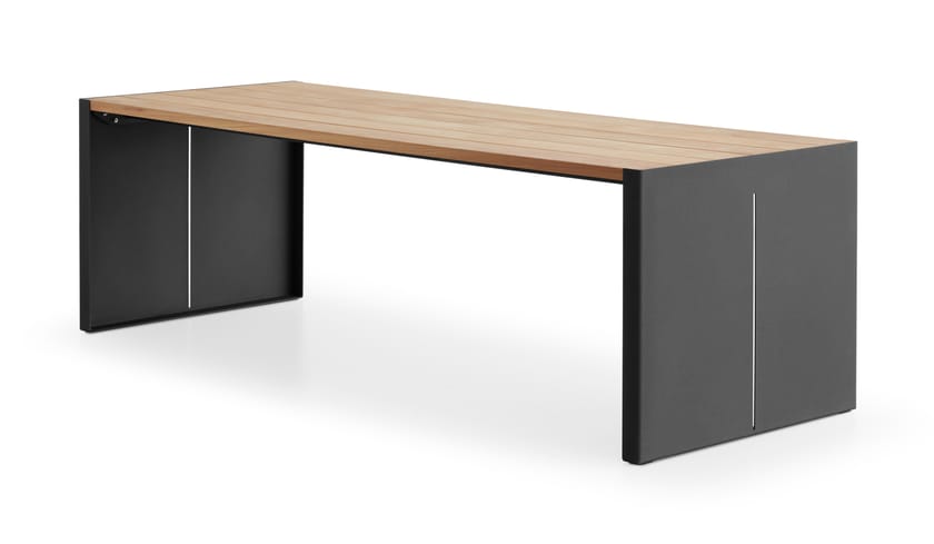 PANCO OUTDOOR Rectangular garden table By Lapalma | design Romano Marcato