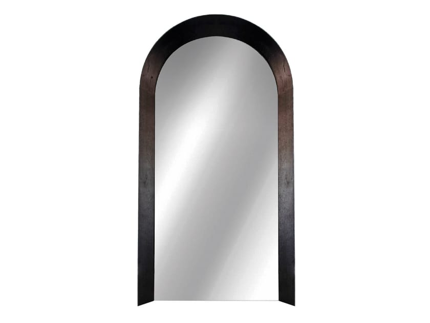 Freestanding oak framed mirror GATE By LAGU