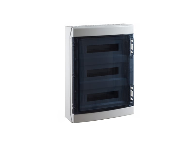 Plastic distribution enclosure 36 MODULE 2 ROW IP65 DISTRIBUTION BOARD ...