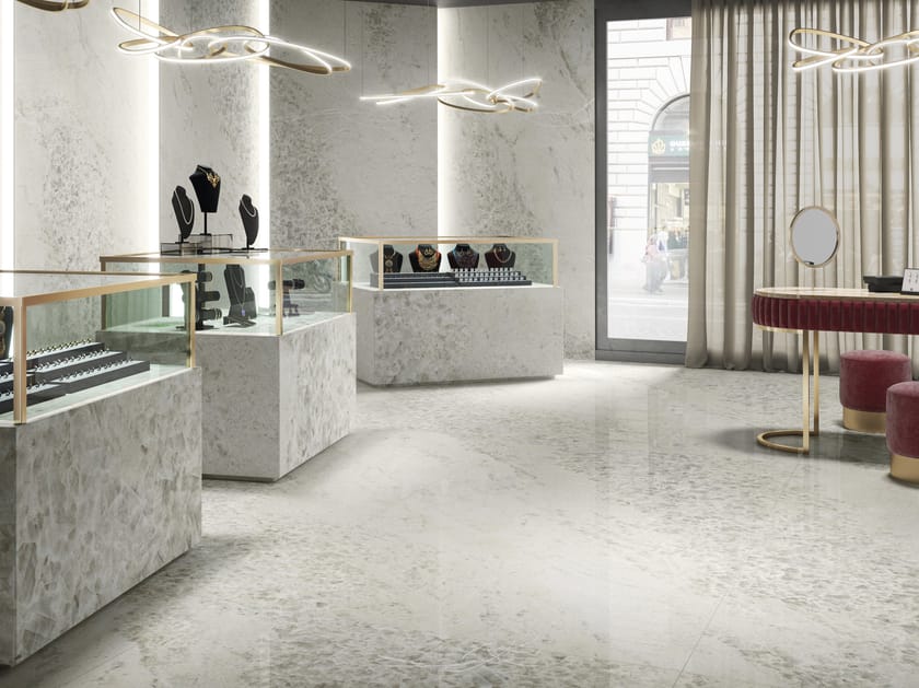 GEMSTONE MAXFINE Porcelain stoneware wall/floor tiles with stone effect ...