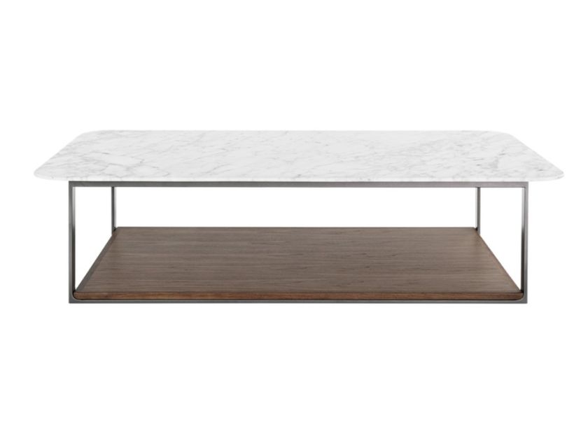 Rectangular marble coffee table GENIE By HC28 Cosmo