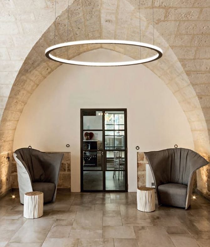 GIOTTO pendant lamp By Design Luce design Luigi Cerbone